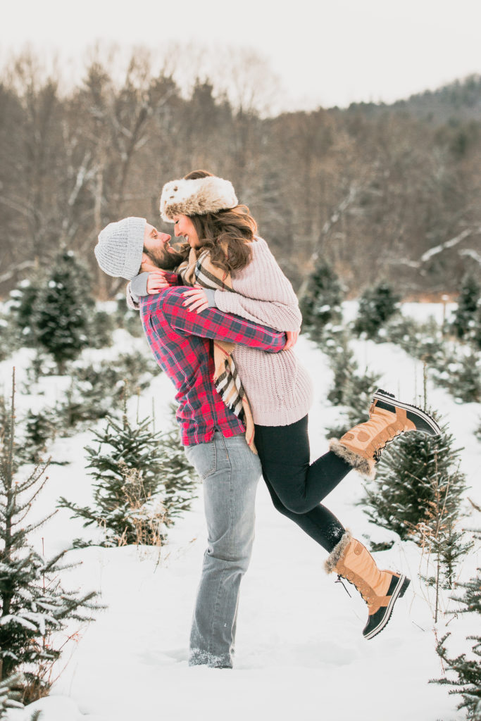 A Romantic Winter Couple's Session