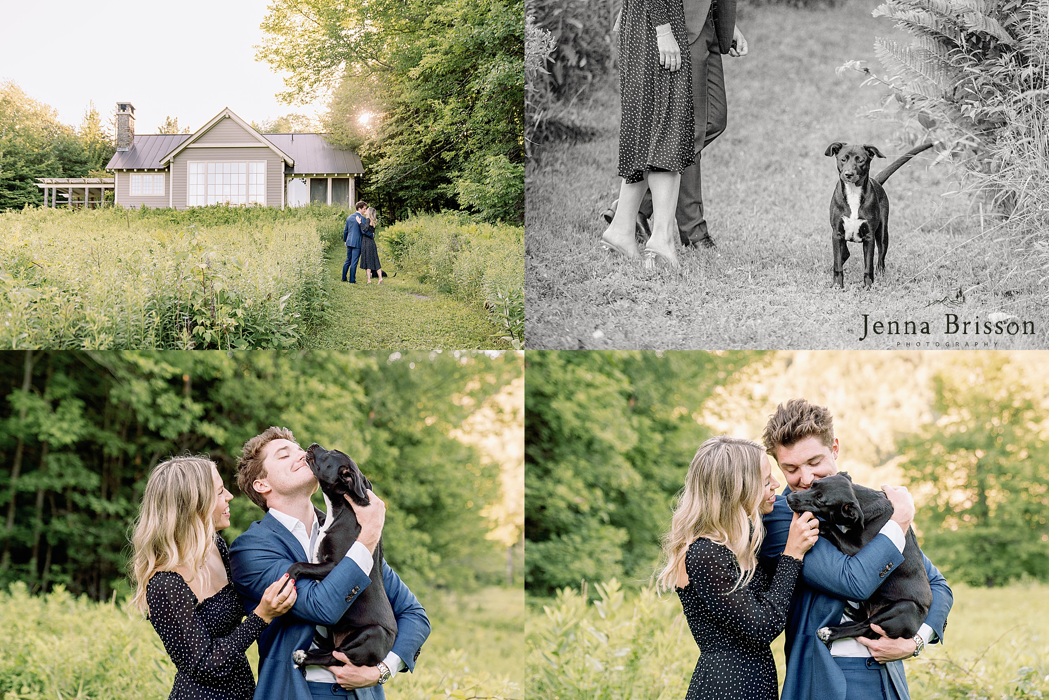 A Swoonworthy Twin Farms Wedding Proposal // T & J