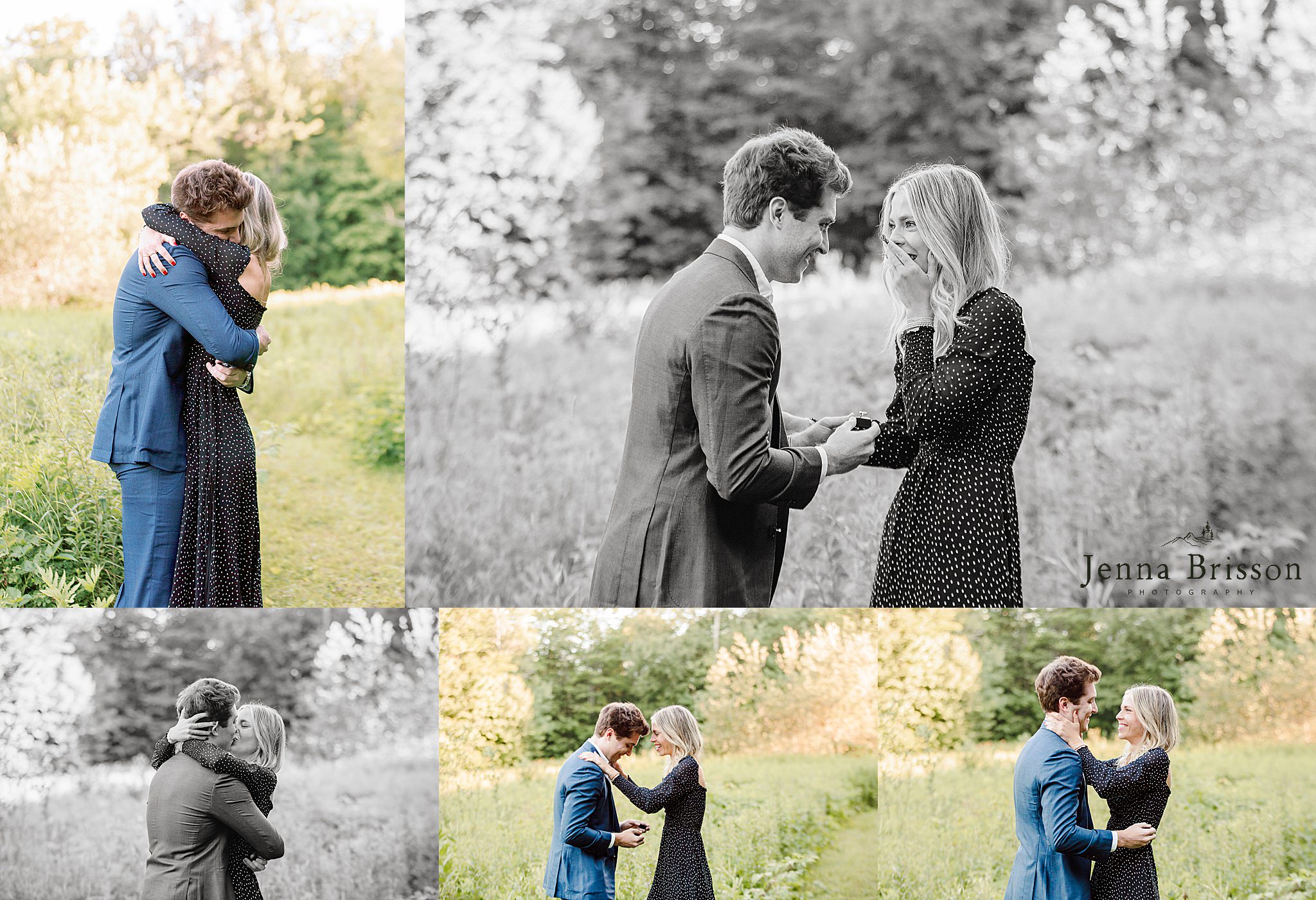 A Swoonworthy Twin Farms Wedding Proposal // T & J